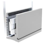 China Aluminum Frameless Glass Balcony Railing Base U Channel Profile For Glass Railings for sale