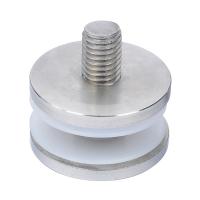 China Satin Wall Mounted Standoff Glass Balustrade Standoff Glass Railing Standoff For Staircase for sale