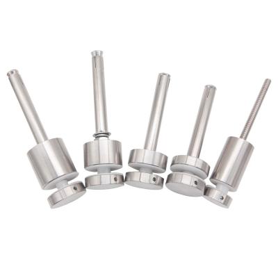 China China Manufacturer Stainless Steel Glass Screw Adjustable Glass Standoff Balustrade Railing Stair Fence Hardware for sale