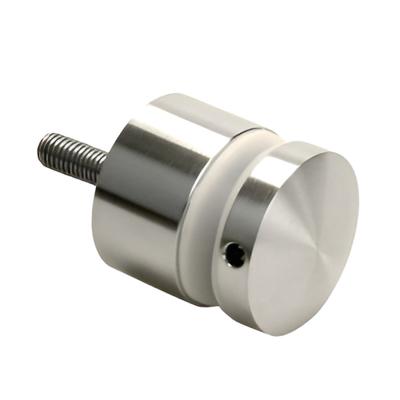 China Stair Frameless Glass Railing Design Wall Mount Fastener Adjustable Side Clamp Stainless Steel 304/ 316 Glass Standoff Screw for sale
