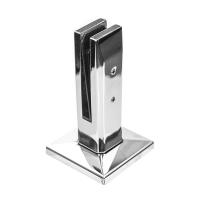 China Fence Clamp Spigot Glass Railing Stainless Steel Glass Spigot For Glass Balustrade Railing Pool Fencing Fitting for sale