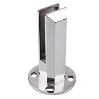 China Fence Clamp Spigot Glass Railing Stainless Steel Glass Spigot For Glass Balustrade Railing Pool Fencing Fitting for sale
