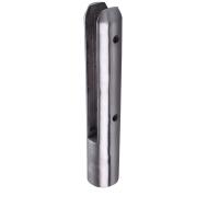 China Duplex 2205 304 316 Stainless Steel Spigot Clamp Glass Pool Deck Fence Round Spigots Balustrade Railing Spigot for sale