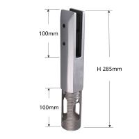 China Satin Finish Stainless Steel Frameless Glass Pool Fence Spigot Stainless Steel Glass Spigot Glass Balustrade Spigot for sale