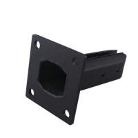 China Black Square Swimming Pool Frameless Glass Spigot Stainless Steel Spigot Clamp Glass Balustrade Spigots for sale