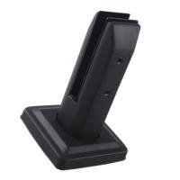 China Black Square Swimming Pool Frameless Glass Spigot Stainless Steel Spigot Clamp Glass Balustrade Spigots for sale