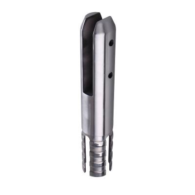 China In Stock Stainless 316 2205 Square Frameless Glass Spigot Balustrade Glass Railing for sale