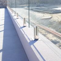 China Stainless Steel Glass Spigot 8-15Mm Thickness Glass Spigots Stainless Steel Frameless Glass Balustrade Spigot System for sale