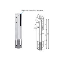 China Stainless Steel Glass Spigot 8-15Mm Thickness Glass Spigots Stainless Steel Frameless Glass Balustrade Spigot System for sale