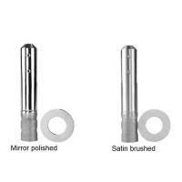China Stainless Steel Glass Clamp Glass Spigots Post Balustrade Stairs Railing Pool Balcony Fence Floor Glass Mounting Spigots for sale