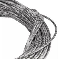 China 150Ft High Strength Stainless Steel 316 304 Railing Wire Rope Wire Cable Rope Sling Roll for sale