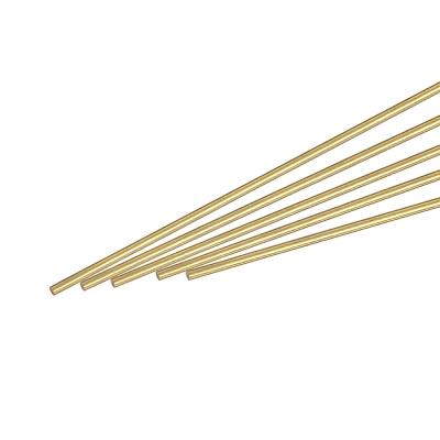 China 4mm 6mm 8mm 12mm Metal Brass Rod Railing Bars Copper Round Balustrade Fence Bar for sale