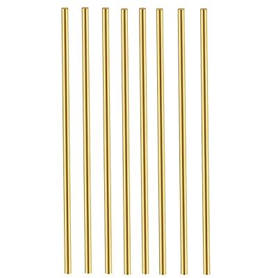 China 10mm 12mm Round Copper Rod Railing Fence Bar Customize Size Round Brass Bar for sale