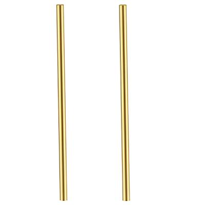 China Brass Rod Bar Balustrade 8mm 10mm 12mm Round Copper Metal Railing Bars for sale
