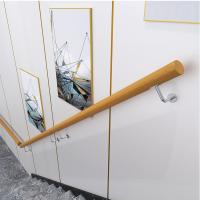 China Staircase Railing Solid Wooden Handrail Factory Oak Teak Wood Stair Balustrade Wall Handrail for sale
