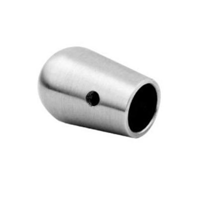 China Stainless Steel 304 316 Staircase Balustrade End Plug Railing Handrail Tube End Cap Cover for sale