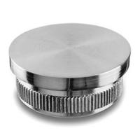 China Staircase Handrail Tubing Pipe Plug 304 316 Stainless Steel End Cap Handrail Cover Round End Cap for sale