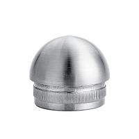China 316 304 Inox Handrail Tube Plug Fittings Stainless Steel End Cap Base Post Cover Decorative Stainless Steel Cap for sale