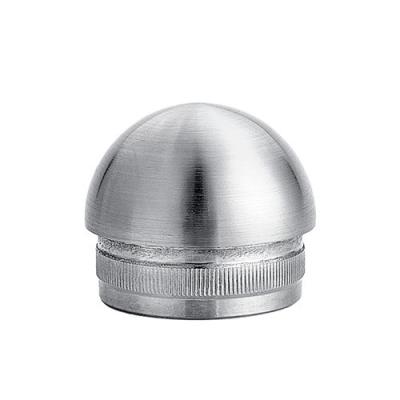 China 316 304 Inox Handrail Tube Plug Fittings Stainless Steel End Cap Base Post Cover Decorative Stainless Steel Cap for sale