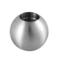 China Round 304 316 Staircase Balcony Railing Tube Handrail Fittings Balustrade Accessories Stainless Steel End Cover for sale
