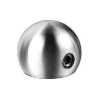 China Customize Balustrade Tube Dome Handrail Fitting 304 316 Stainless Steel Pipe End Cover For Railing for sale