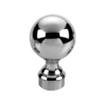 China Factory Direct 304 316 Round Satin Finish Stainless Steel Railing End Cover Accessory for sale