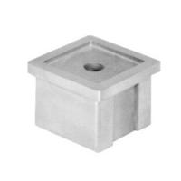 China Balustrade Railing Handrail Pipe Fittings Tube Plug Stainless Steel 304 316 Square Tube End Cover for sale