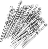 China Post Cable End Fitting Stainless Steel Cable Terminal Kit Stair Deck End Fitting T316 Stainless Steel Protector Sleeves for sale