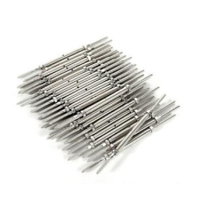 China 7X7 Inox Cable Railing Fitting Stainless Steel Wire Rope Aisi316 304 Tensioner Kits for sale