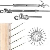 China Swageless Wire Rope Fittings 316 Stainless Steel Cable Railing Tensioner for sale