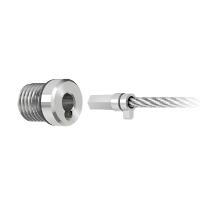 China Cable Railing System Quick Lock Stainless Steel Wire Fence Fittings Kits for sale