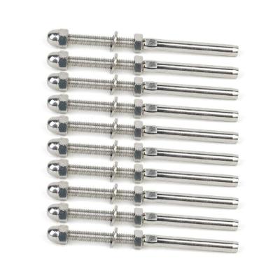 China Bulk Order 4/5/6Mm Cable Railing End Fitting Stainless Steel Wire Fence Tensioner Parts for sale