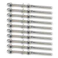 China Swage Stud Tensioner 50Pcs Stainless Steel Cable Railing Hardware System Kit For Wood Metal Posts for sale