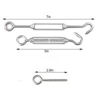 China 304 Stainless Steel Cable Railing Fittings For Courtyard Stairs Posts for sale