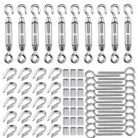 China Tensioner Stair Railing Components Lag Screw Left Right Cable Railing Kit for sale