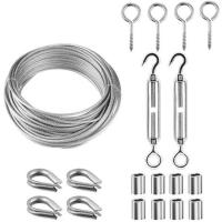 China Stainless Steel Deck Cable Railing Hardware Cable Wire Fence Tensioner Components for sale