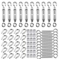 China Stainless Steel Deck Cable Railing Hardware Cable Wire Fence Tensioner Components for sale