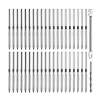 China Safe Strong Wire Cable Railing Hardware Black Wire Fence Tensioner Kits for sale