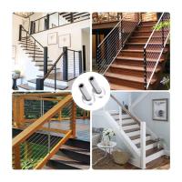 China 1/8 Inch Stair Railing Components Cable Railing Systems T316 Stud Tension End Fitting for sale