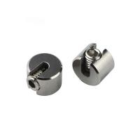 China 316 SS Stair Railing Components Slotted Clip Cable Railing Wire Rope Tensioner for sale