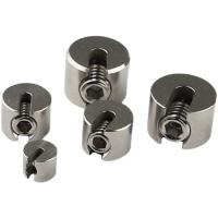 China 316 SS Stair Railing Components Slotted Clip Cable Railing Wire Rope Tensioner for sale