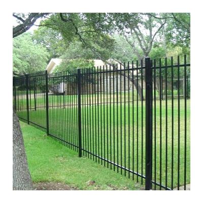 China Powder Coated Wrought Iron Railing Garden High Security Galvanized Steel fence Philippines for sale