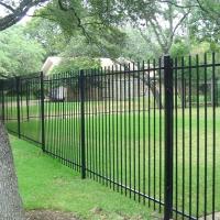 China Powder Coated Wrought Iron Railing Garden High Security Galvanized Steel fence Philippines for sale
