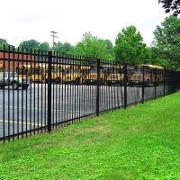 China Powder Coated Wrought Iron Railing Garden High Security Galvanized Steel fence Philippines for sale