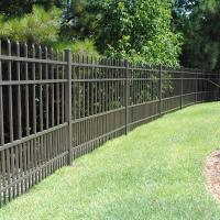 China Powder Coated Wrought Iron Railing Garden High Security Galvanized Steel fence Philippines for sale