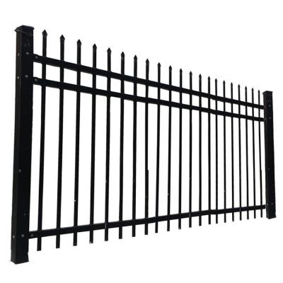 China Hot Sale Non Welded Assembled Zinc Steel Wrought Iron Fence Guardrail for sale