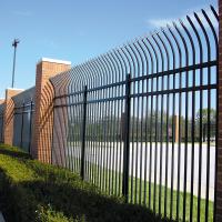 China Galvanized Wrought Iron Metal Guardrail Garden Picket Wrought Iron Fence Panels for sale
