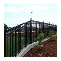 China Decorative Wrought Iron Fence Supplier Wrought Iron Steel Decorative Metal Fence Panels for sale