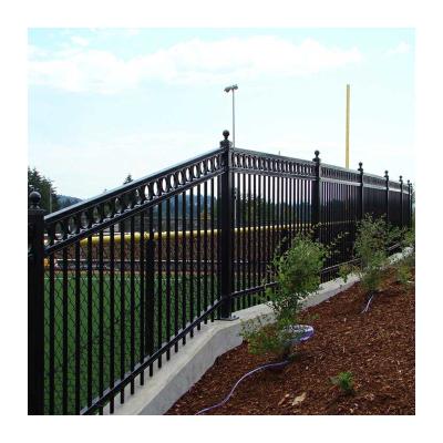 China Decorative Wrought Iron Fence Supplier Wrought Iron Steel Decorative Metal Fence Panels for sale