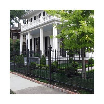 China Factory Direct Price Top-Selling Design Galvanized Iron Gate And Metal Fence Wrought Iron Material Zinc Steel Fence Panels for sale